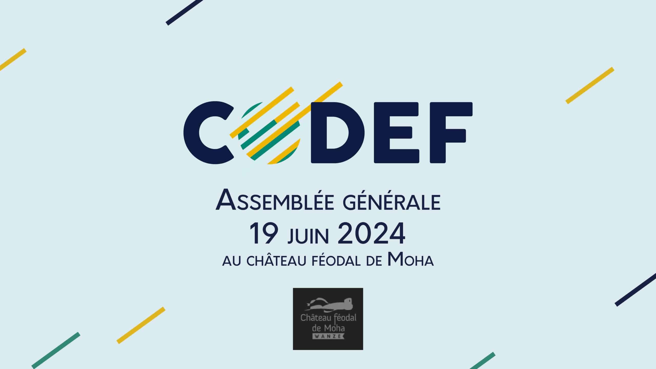 Assemblée générale de la CODEF – 19 juin 2024 - CODEF